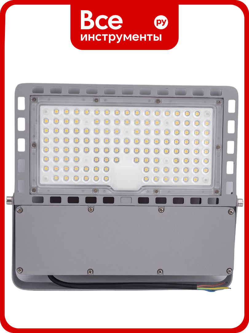 Светодиодный промышленный прожектор KRASO 100w 14000Лм 5000K IP67 FR-100, оптического противоударного поликарбоната