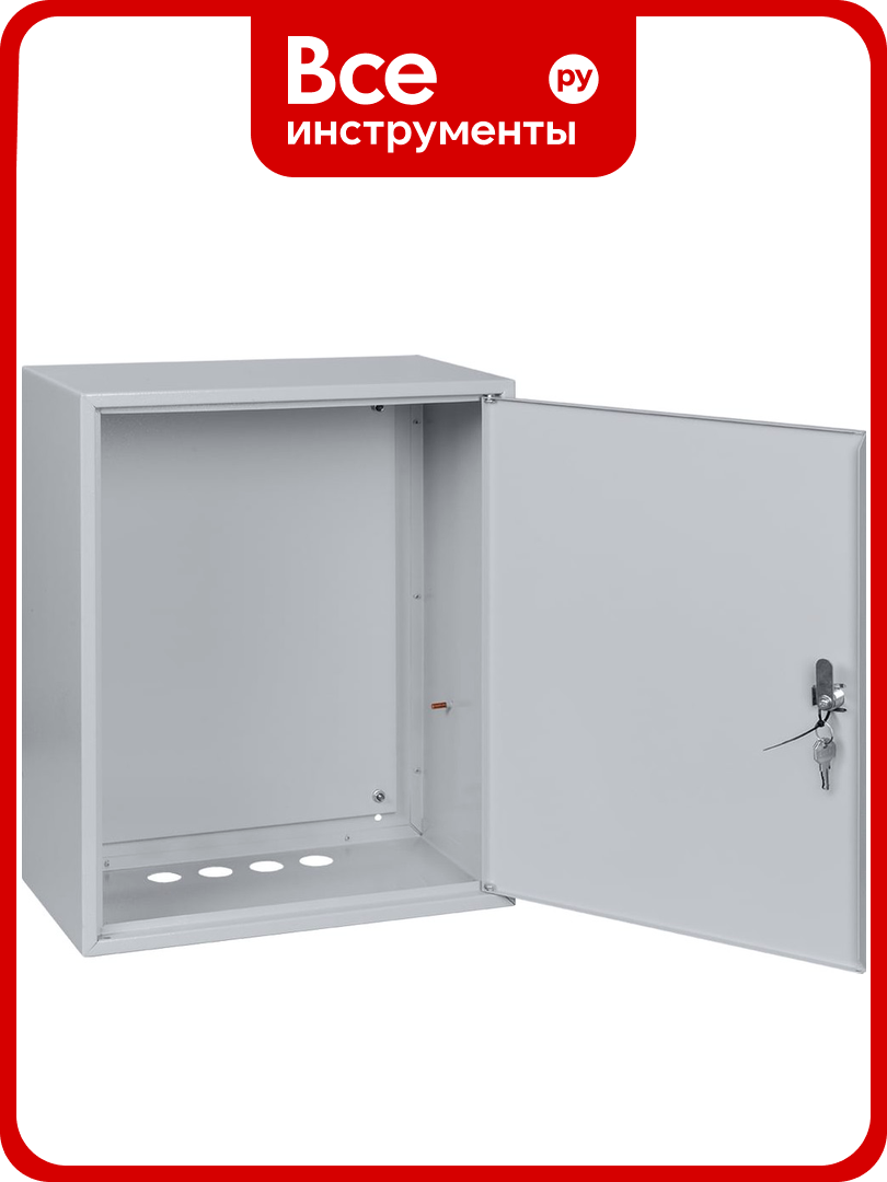 Щит с монтажной панелью ЩМП-2-0 Народный 500х400х220 TDM ELECTRIC SQ0905-0902, серый, надежное
