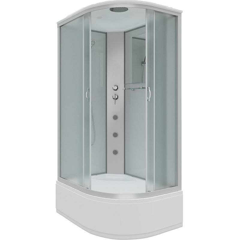 Душевая кабина Niagara Classic 120x80 23101424LG профиль хром, с гидромассажом, левая