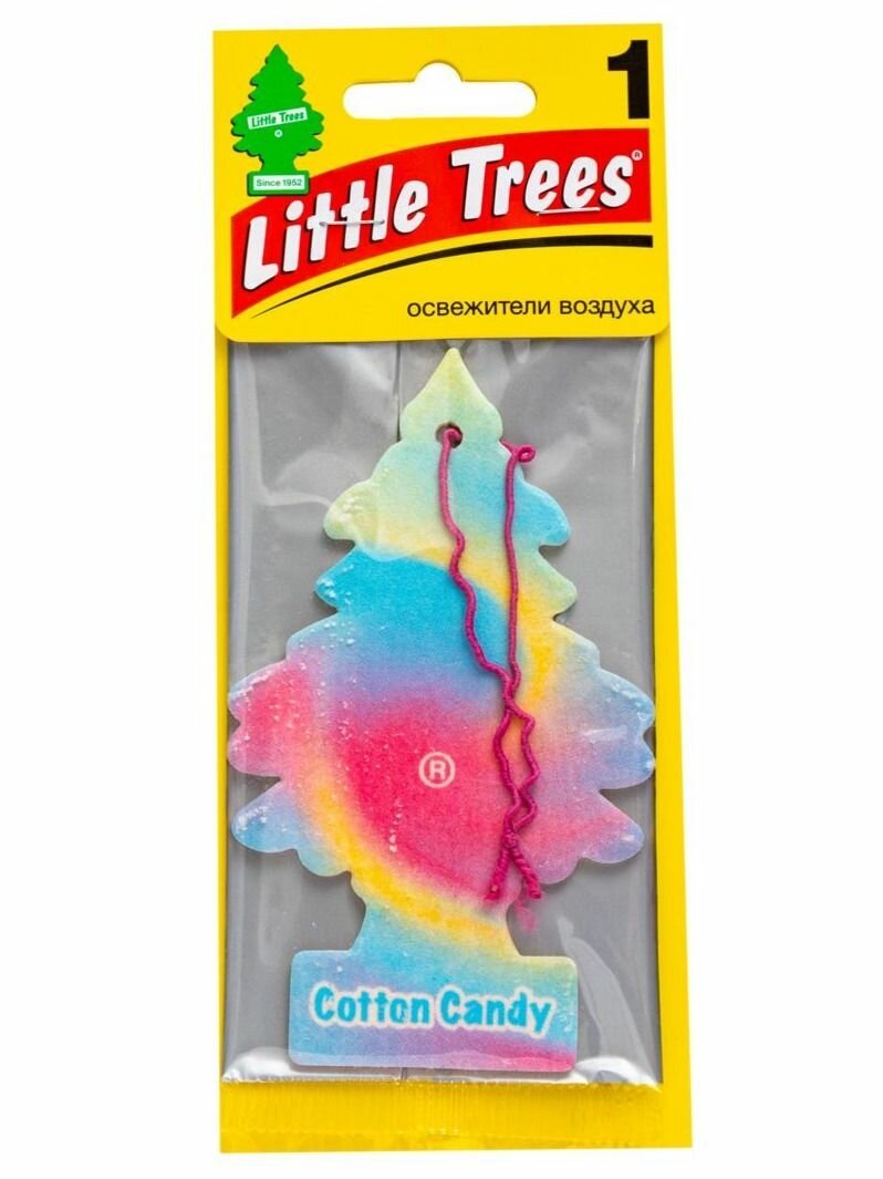 Ароматизатор подвесной Little Trees Car Freshener "Сладкая вата"