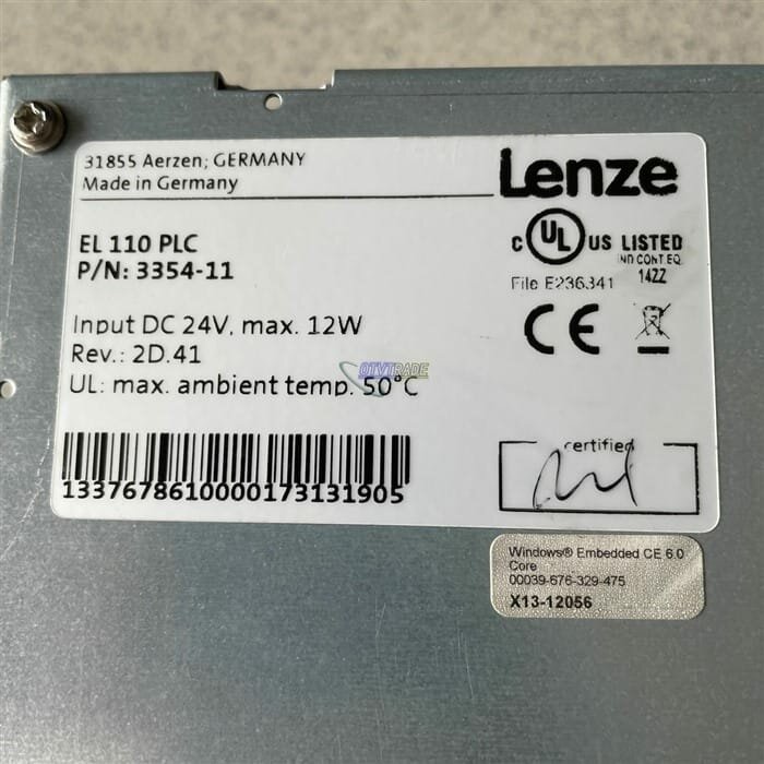 Модуль Lenze Touch Screen EL110 PLC 3354-11 — фото 1