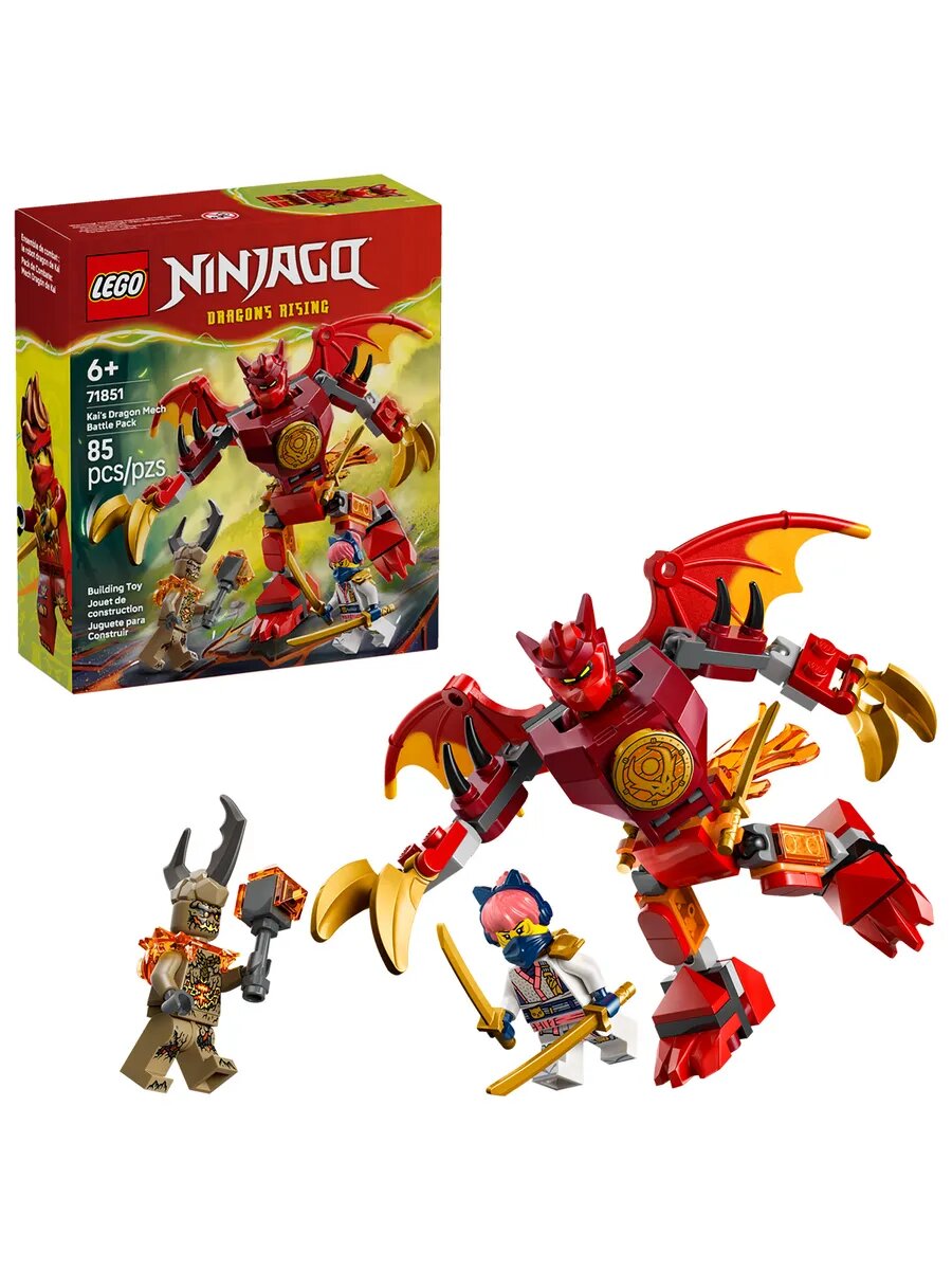 Конструктор LEGO Ninjago 71851 Боевой робот Кая