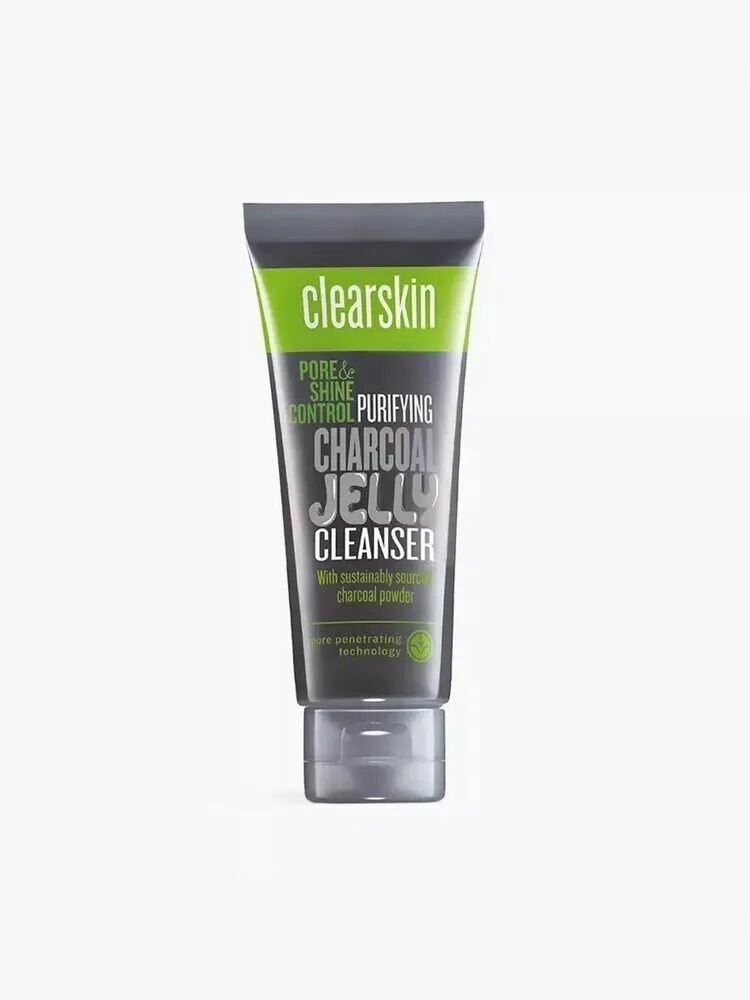 Clearskin Гель-желе для умывания с углем "Сокращение пор и блеска", 125 мл