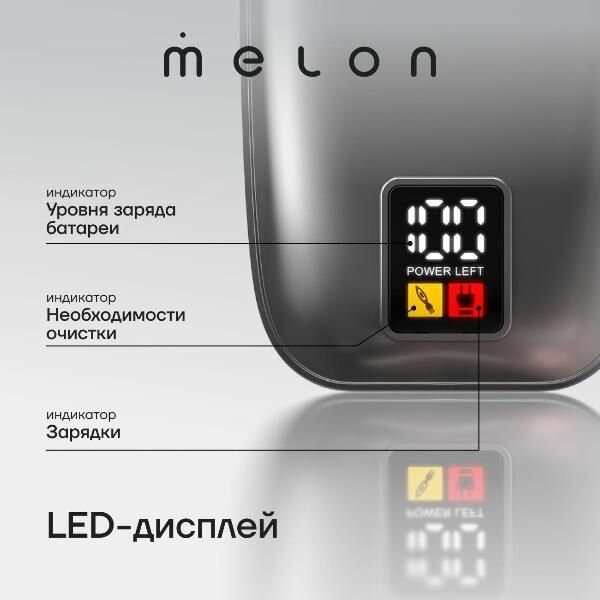 Электробритва Melon Pro Hex 3 серебристый — фото 1