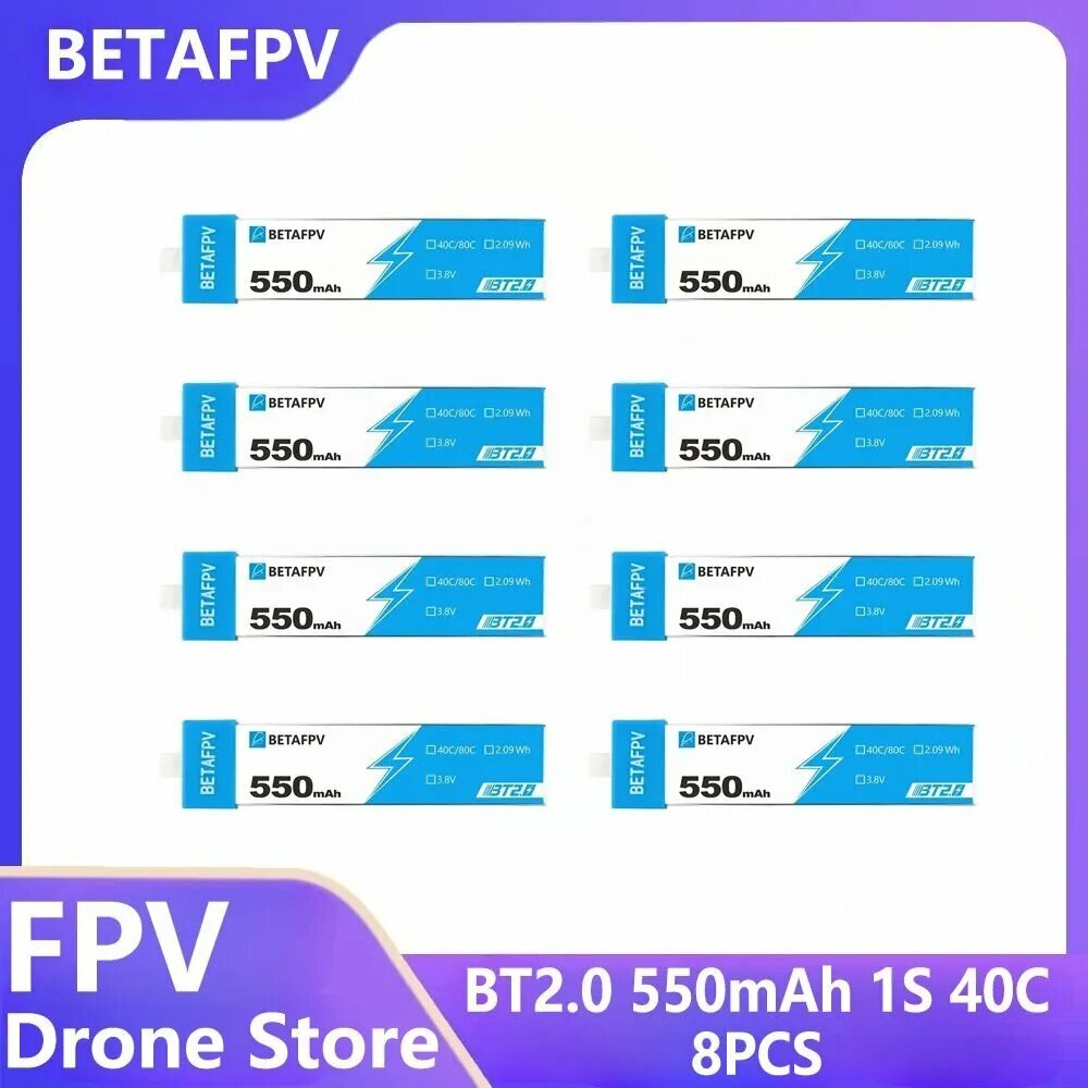Литиевая батарея BT2.0 550mAh 1S 40C HV Battery