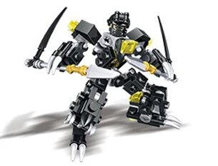 Конструктор Robot Bricks, серый, 5, 90+ деталей