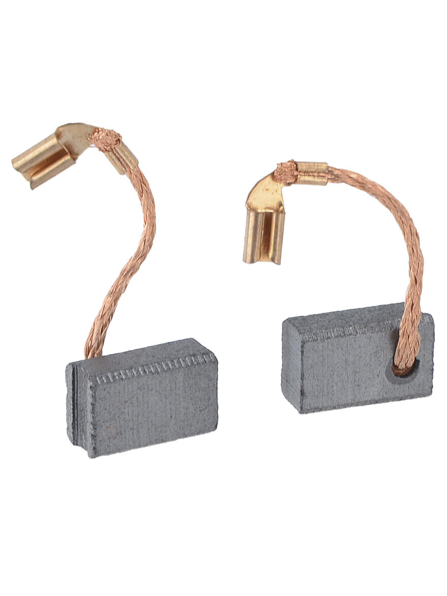 Щетки угольные (2шт) 6х9х14 (поводок, клемма-мама) для воздуходувки P.I.T. PBO750-C