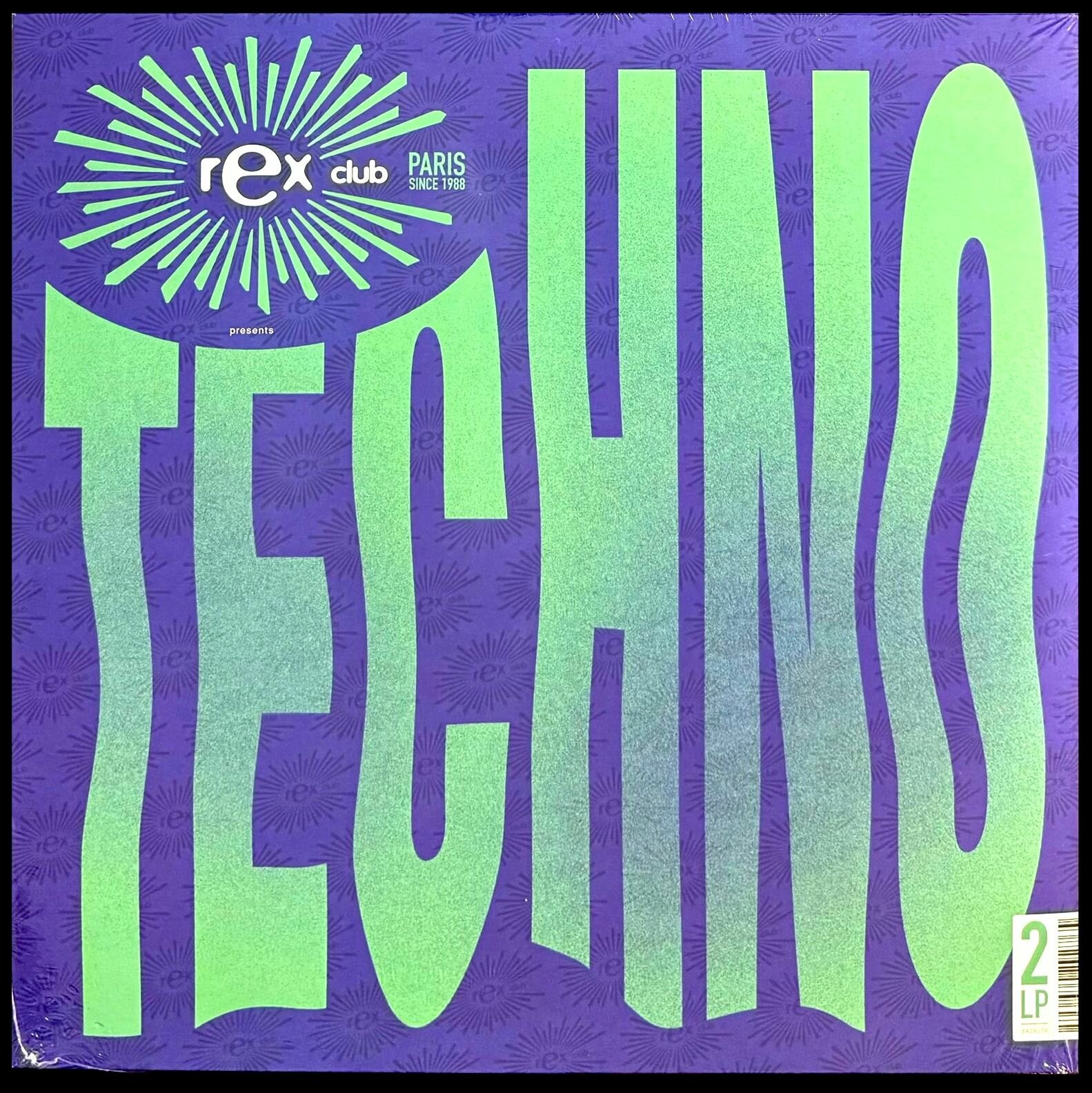 Виниловая пластинка Сборник 'Rex Club Presents Techno' (2LP, 2023, Wagram Music)