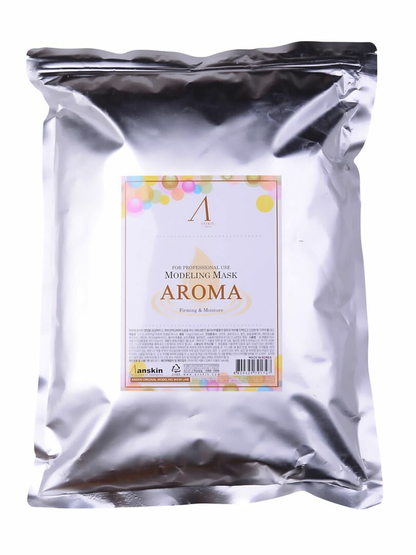 Anskin Маска альгинатная антивозрастная Aroma Modeling Mask, 1 кг (Refill)