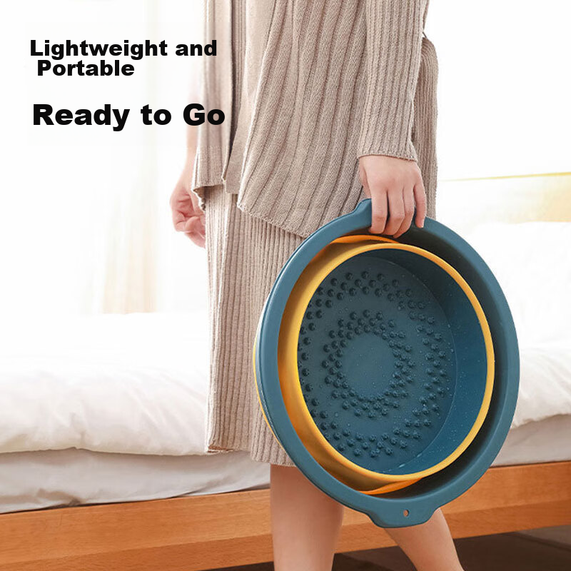 Jingxin Foldable Foot Soaking Bucket, Portable Foot Washing Basin for Travel, Business Trips, Home, Dormitory, And Foot Spa