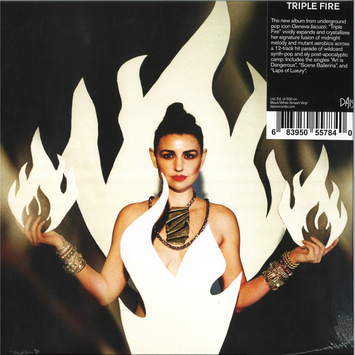 Geneva Jacuzz. Triple Fire (LP, Limited Edition, Black & White Smash Vinyl/Виниловая пластинка)