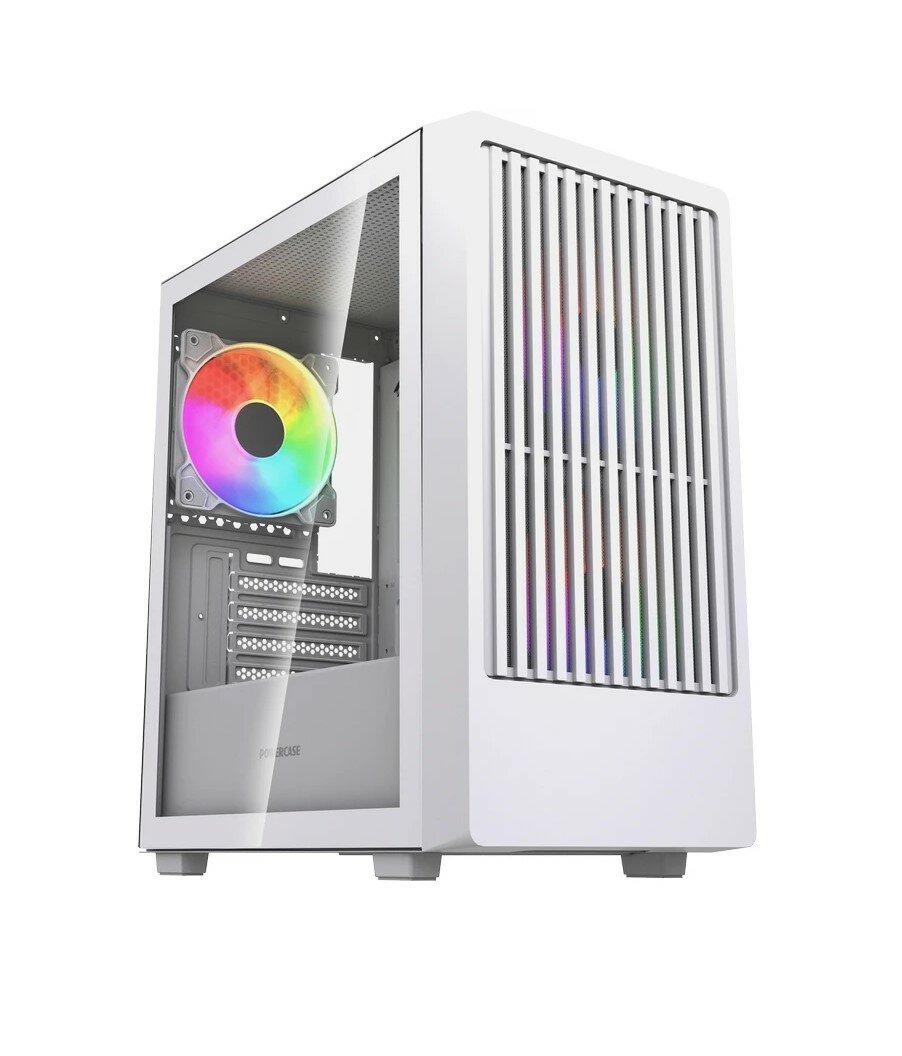 Корпус Powercase Mistral Micro SM07 ARGB White (CMMSM07W-A3)