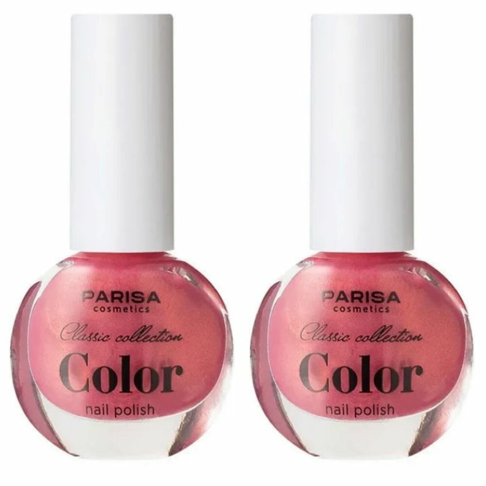Parisa Cosmetics Лак для ногтей Classic Collection, тон № 340, 2 шт