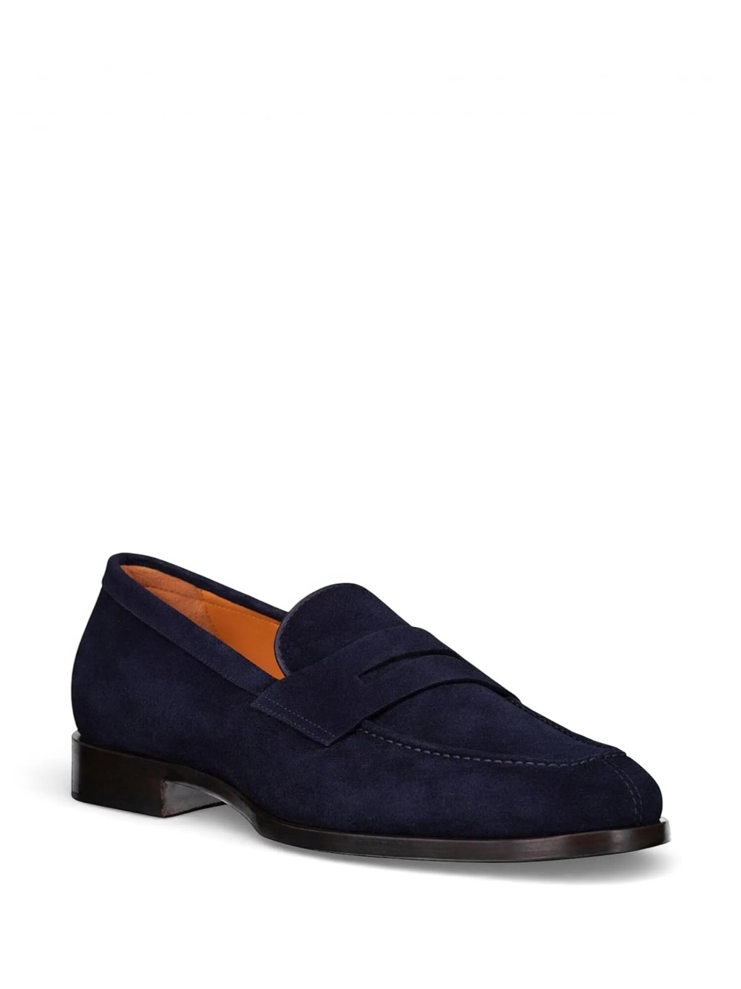 Лоферы Santoni Penny suede loafers, размер 7, синий — фото 1
