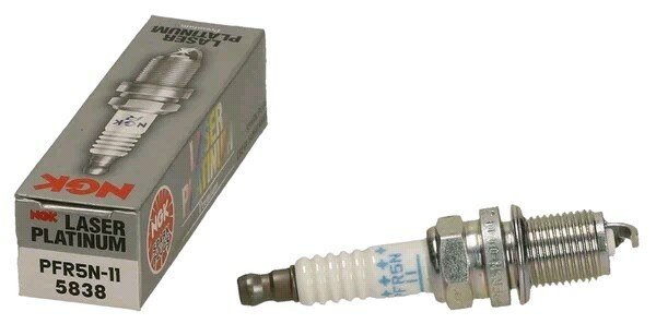 Свеча зажигания NGK (PFR5N-11) Hyundai Santa Fe 01--, Tucson 04--, Sonata EF 01-- 2.7i платиновая