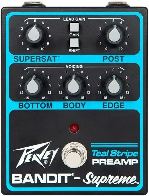 Peavey Bandit Supreme Teal Stripe Preamp - гитарный эффект, предусилитель