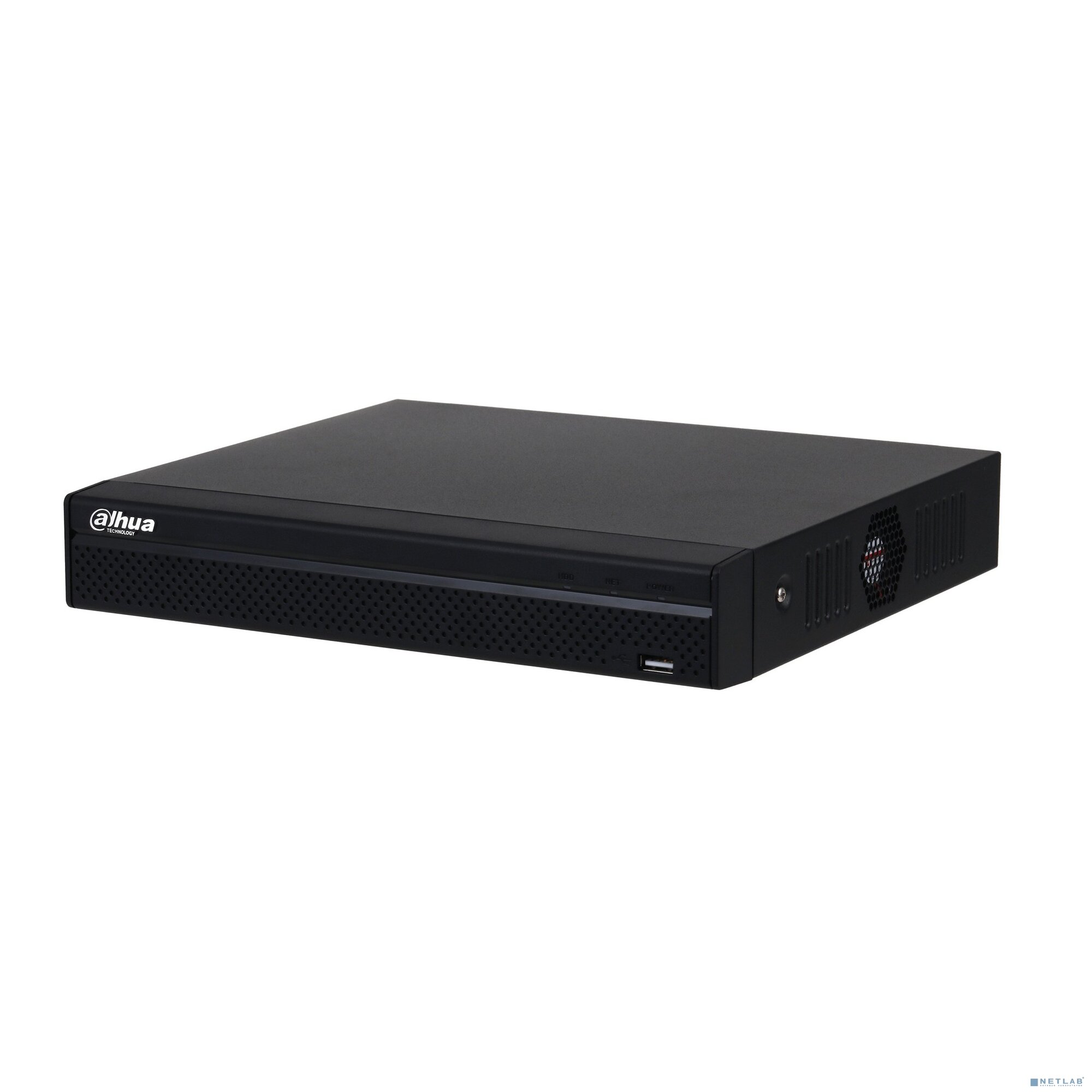DAHUA DHI-NVR2108HS-8P-4KS3 8-канальный IP-видеорегистратор с PoE, 4K и H.265+, ИИ 1 SATA III до 20Тбайт; 1 HDMI, 1 VGA; 1 RJ45 1000Мбит/с, 8 RJ45 100Мбит/с (PoE/PoE+, до 72Вт) аудиовх /вых: 1/1