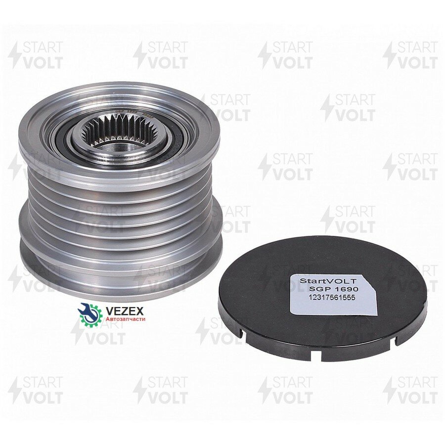 STARTVOLT SGP1690 шкив генератора!\ Citroen C4/C3/1.6THP 08>, Mini One/Cooper 1.4/1.6 06>
