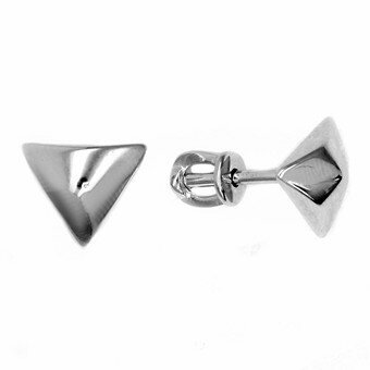 Пусеты из серебра, JEWELIN, без вставки,1.07 гр.