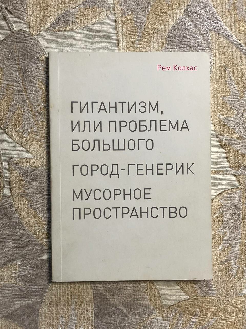 Гигантизм, или проблема большого. Город-генерик. Мусорное пространство