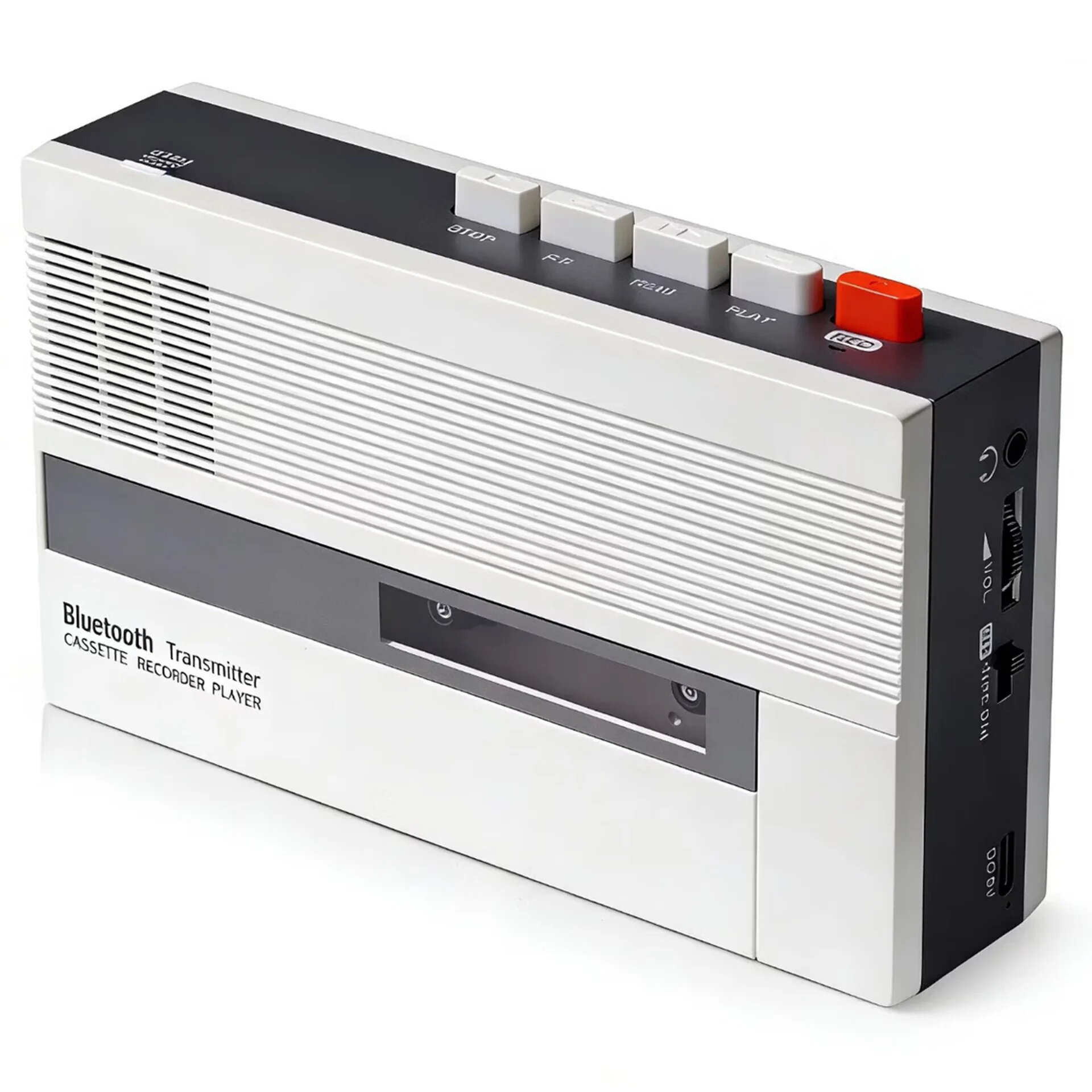Винтажный кассетный плеер Walkman T7, белый