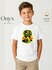 Футболка ONYX PRINTS, размер 134, белый