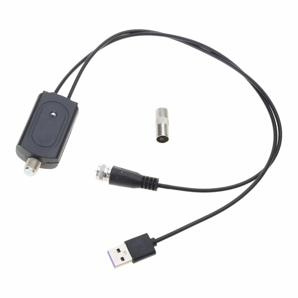 USB ТВ антенна усилитель легкая установка цифровой для Hd DVB-T2 ATSC сигнал Boos, Черный