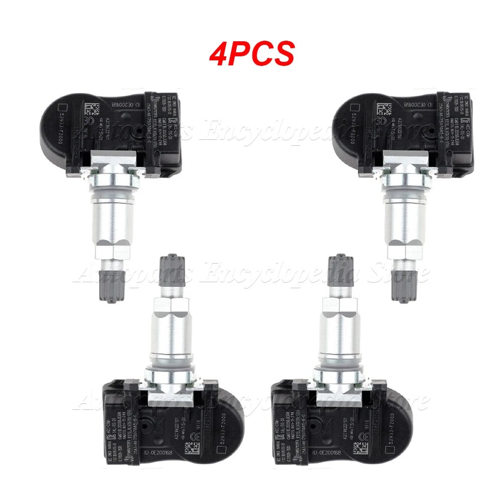 Датчики TPMS 4шт Hyundai Kia 52933-F2000 433 МГц