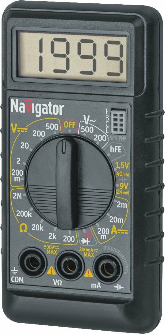Мультиметр цифровой navigator nmt-мм04-182, m182