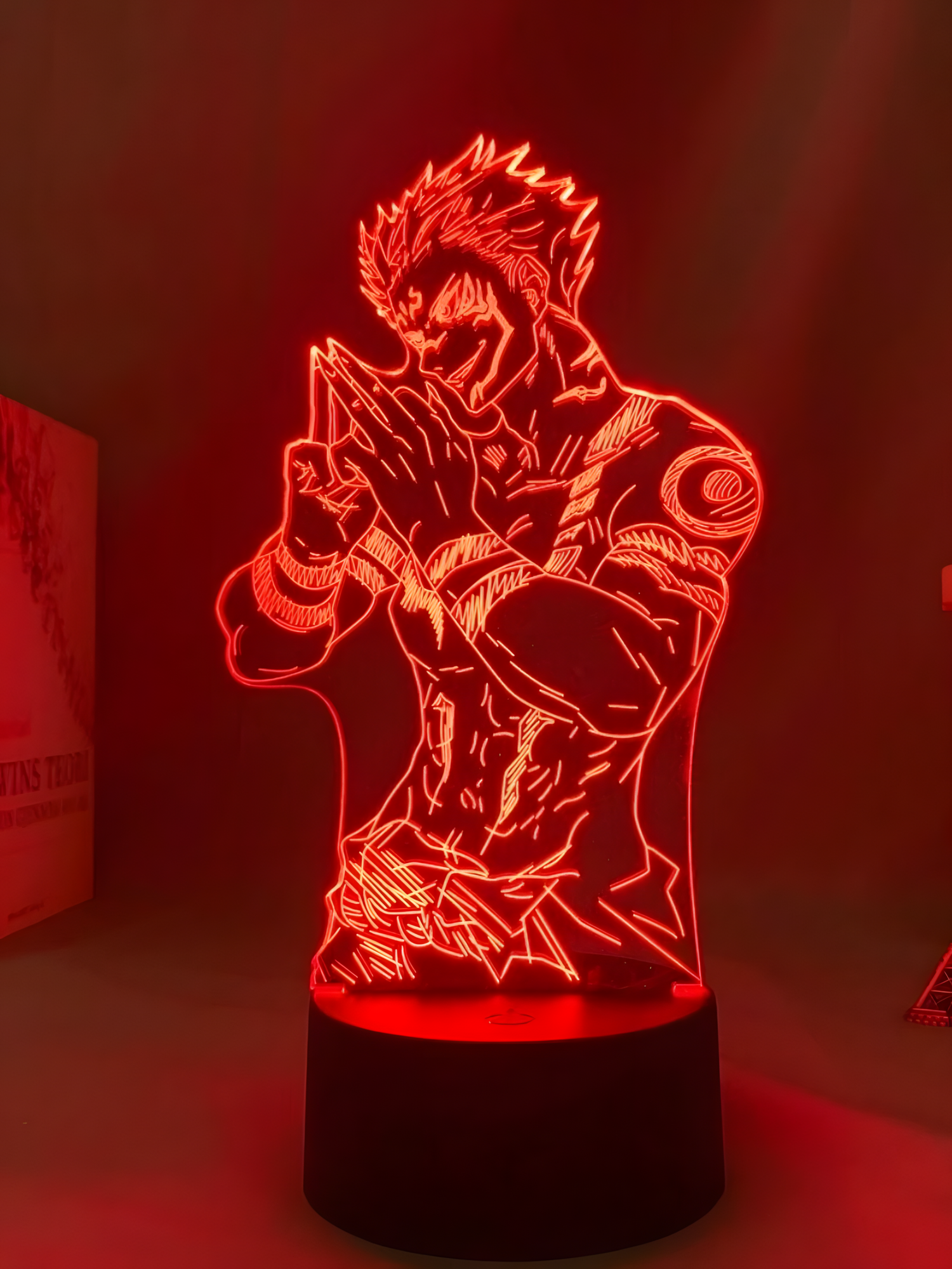 Ночник Аниме Магическая Битва - Anime Jujutsu kaisen, RGB, 16 Цветов, Пульт ДУ.
