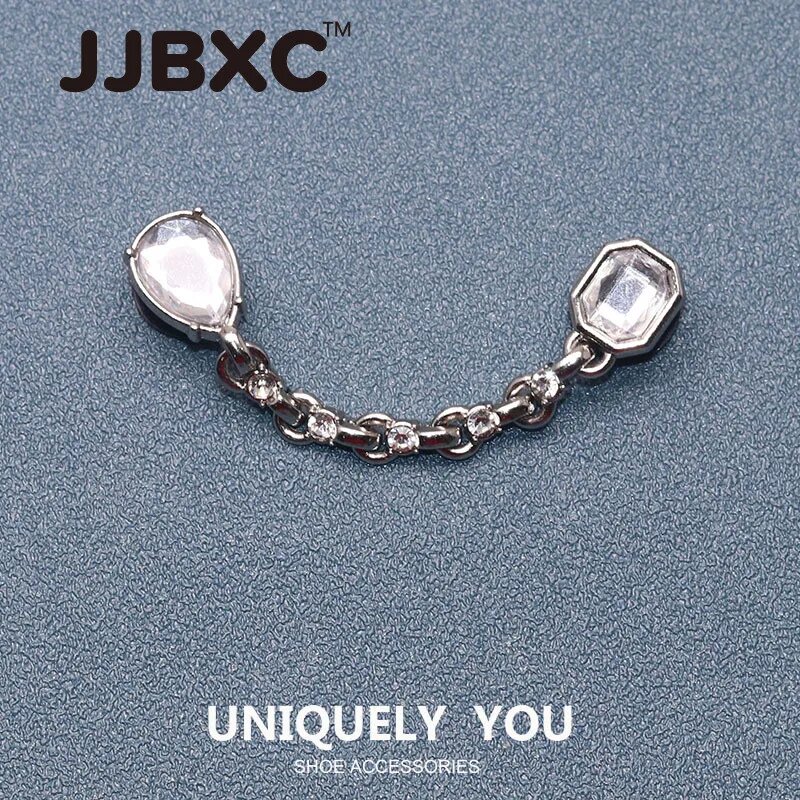 JJBXC CHARM обувь с пряжкой, аксессуары для обуви, металлический драгоценный камень, модная обувь B