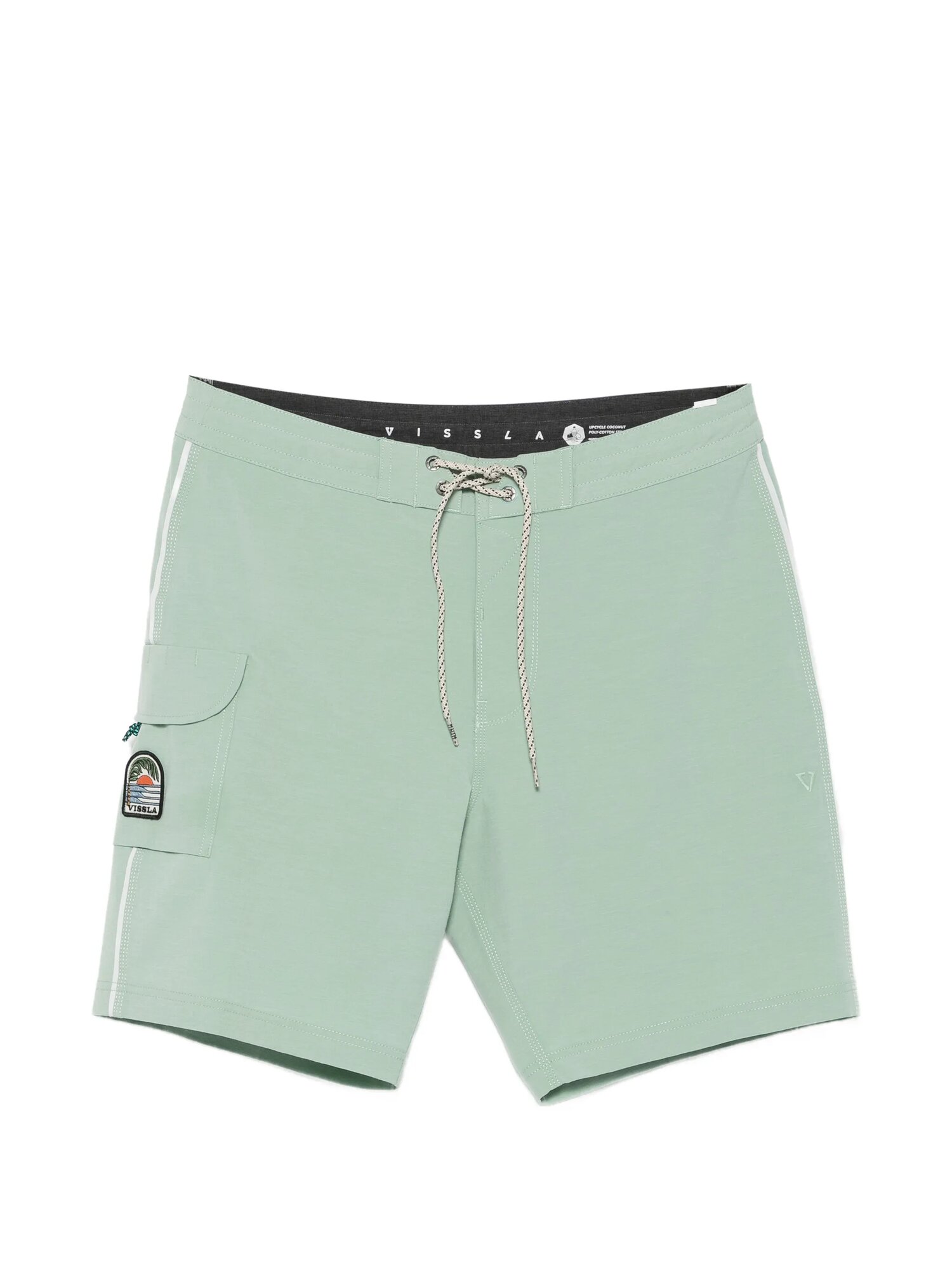Шорты для плавания VISSLA Solid Sets, размер 30, green