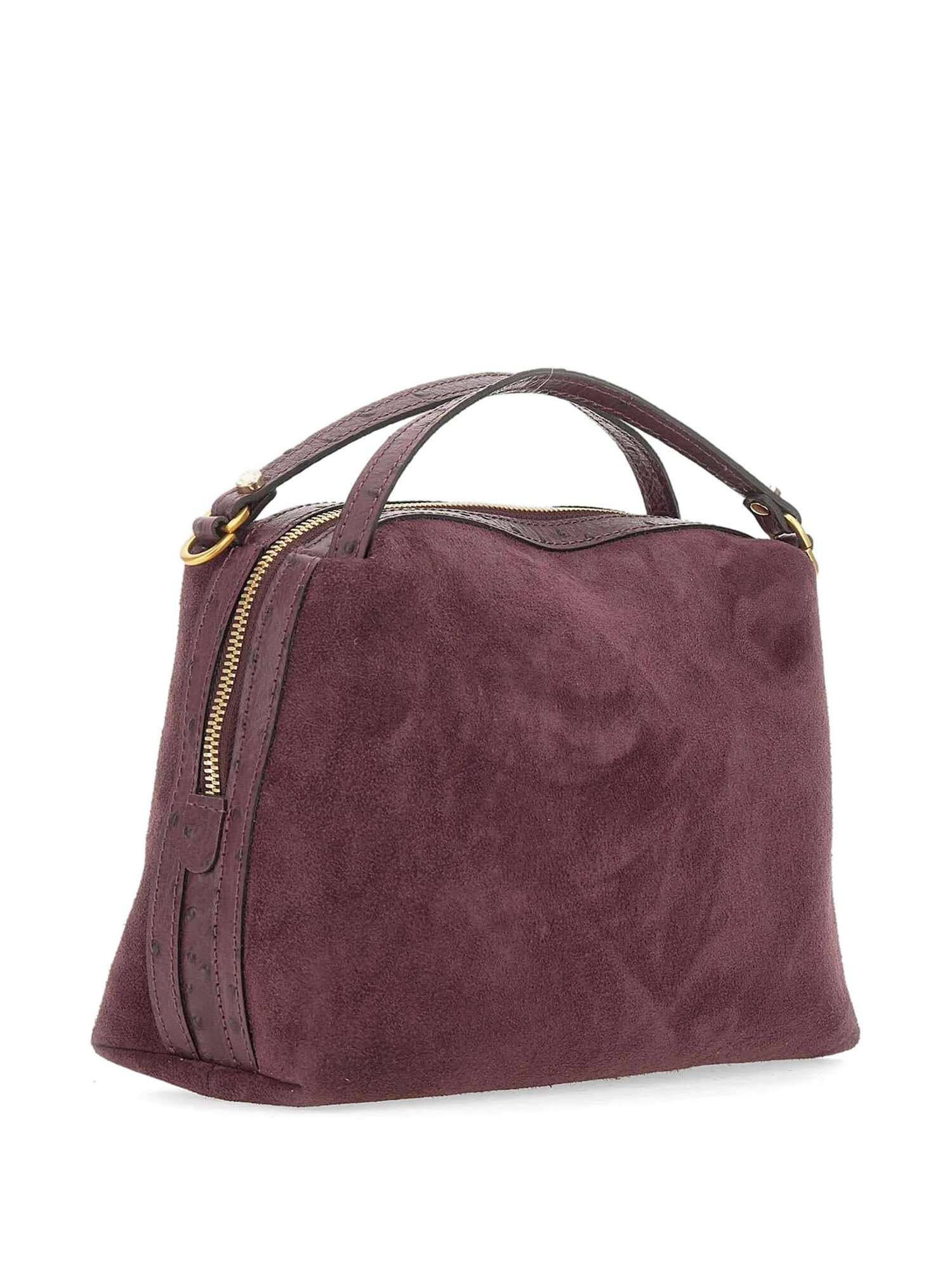 Сумка GIANNI CHIARINI Medium Alifa suede tote bag, фиолетовый — фото 1