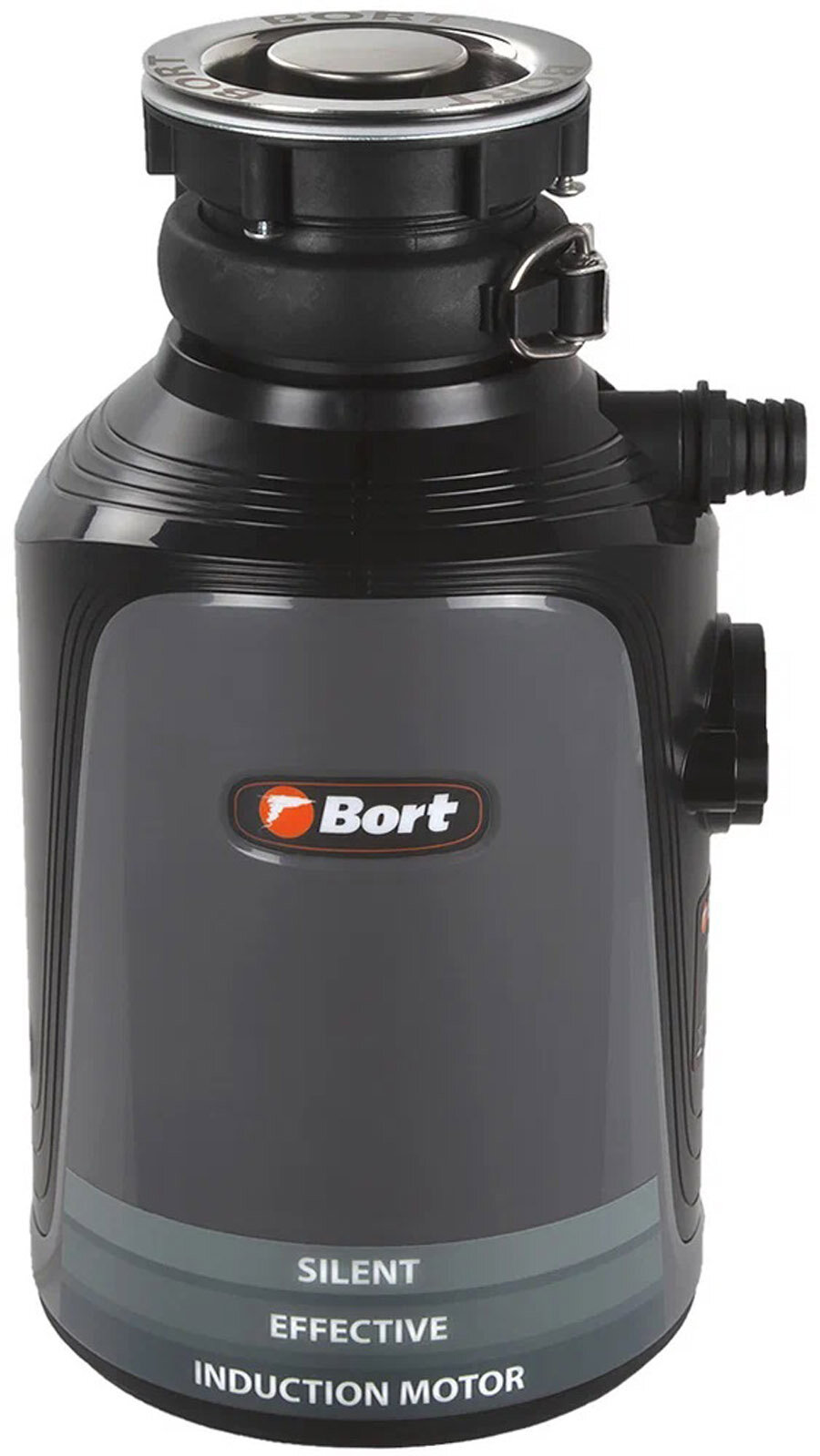 Измельчитель пищевых отходов Bort Alligator Plus, 750Вт, черный