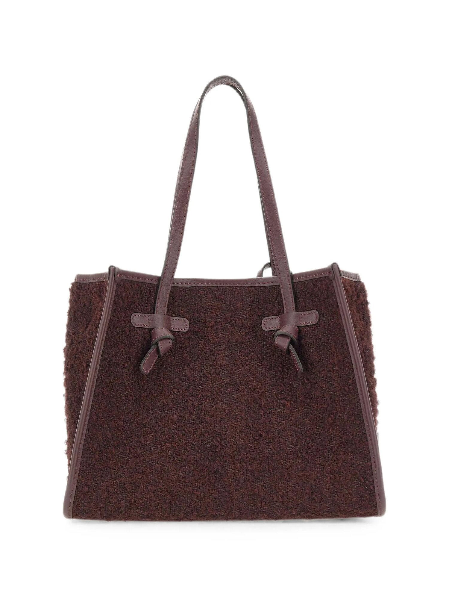 Сумка  Marcella bouclé-effect tote bag