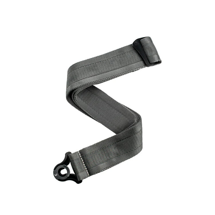 Гитарный ремень D'Addario 50BAL09 Auto Lock с блокировкой, Metal Grey