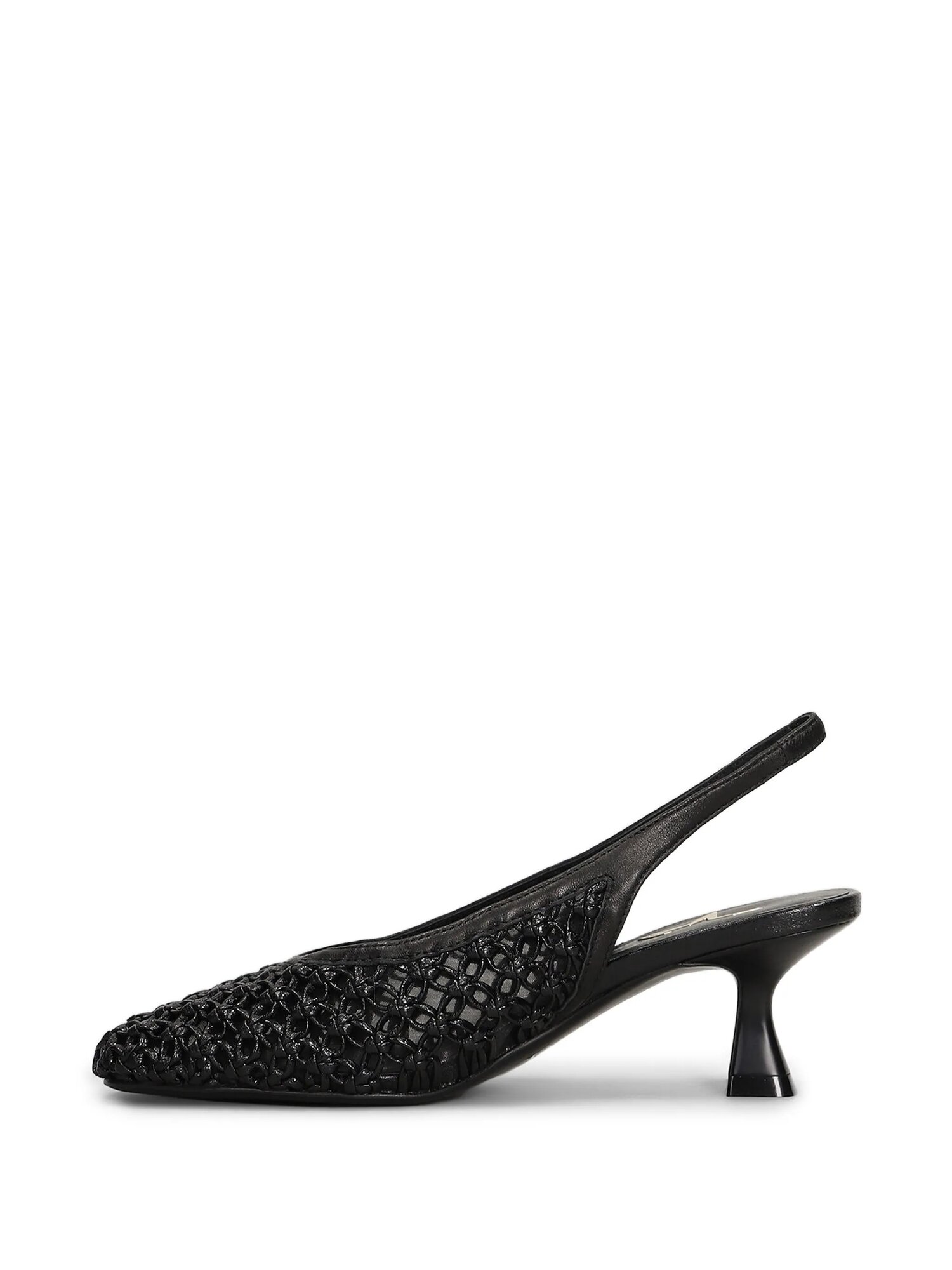 Туфли Marc Ellis Woven slingback pumps, размер 41, black/black — фото 1