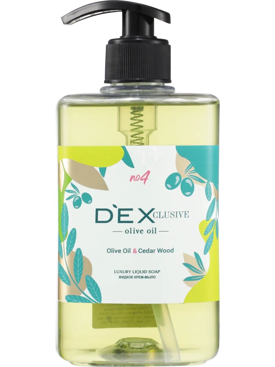 Мыло жидкое DEXCLUSIVE Olive oil парфюмированное, 500г