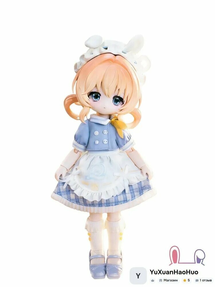LEI-Doll 1/6 Кукла с шаровидными суставами BJD,(Bunny Dream Box Series ) ,20.5cm, полный набор прически, одежды и аксессуаров, коллекционная, подарок для девочек