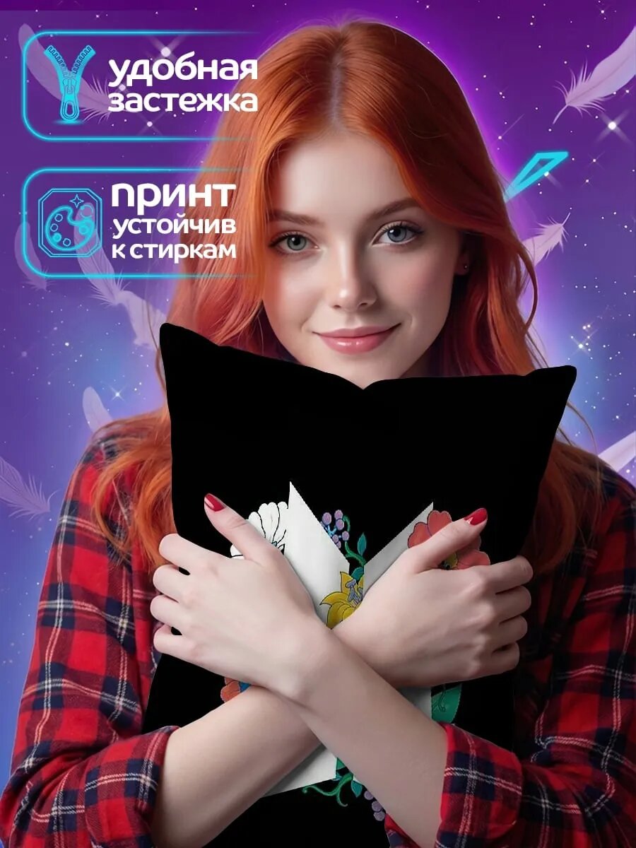 Подушка дакимакура Логотип BTS — фото 1