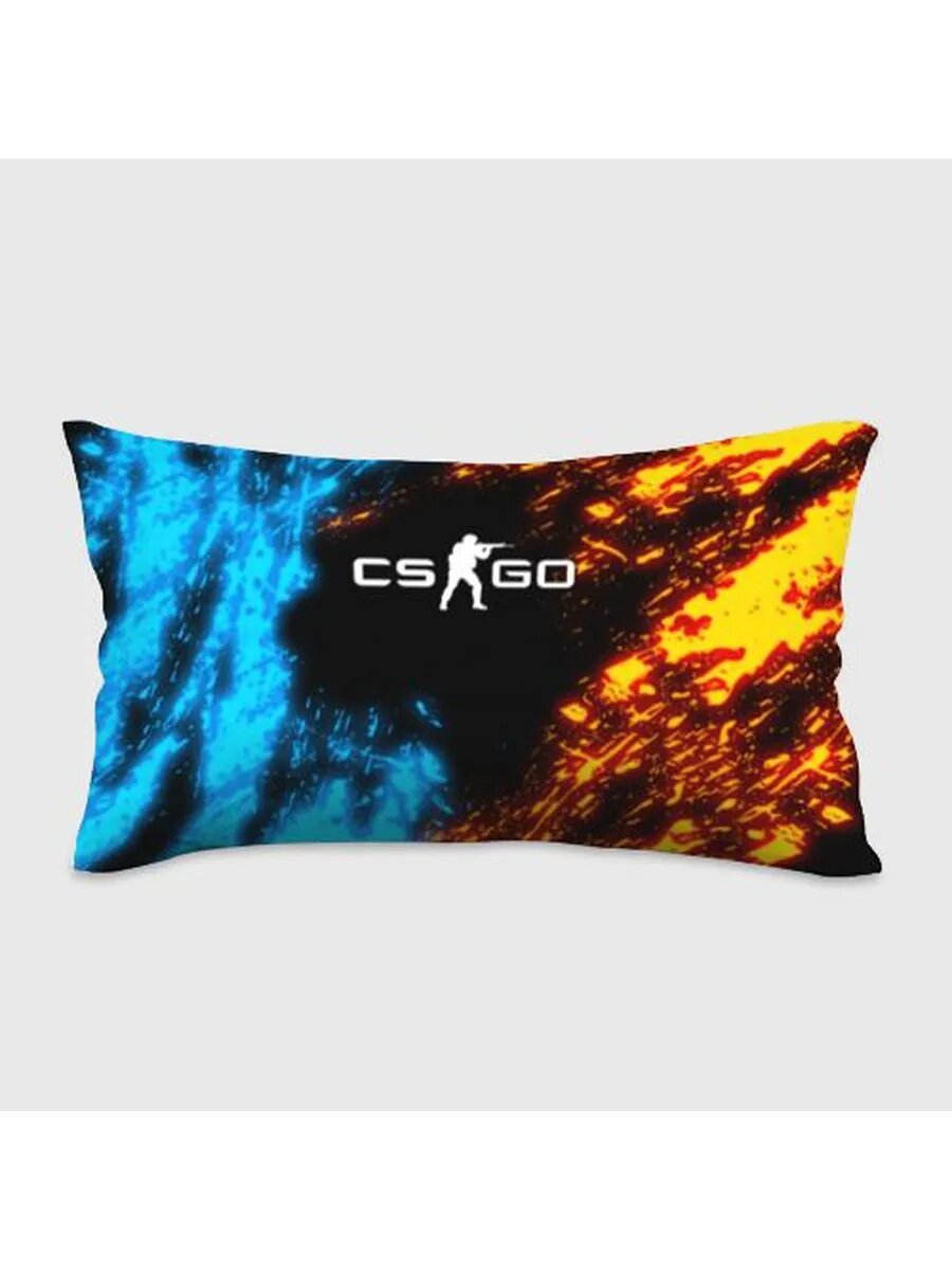 CS GO fire КС Го ОГоНЬ Подушка