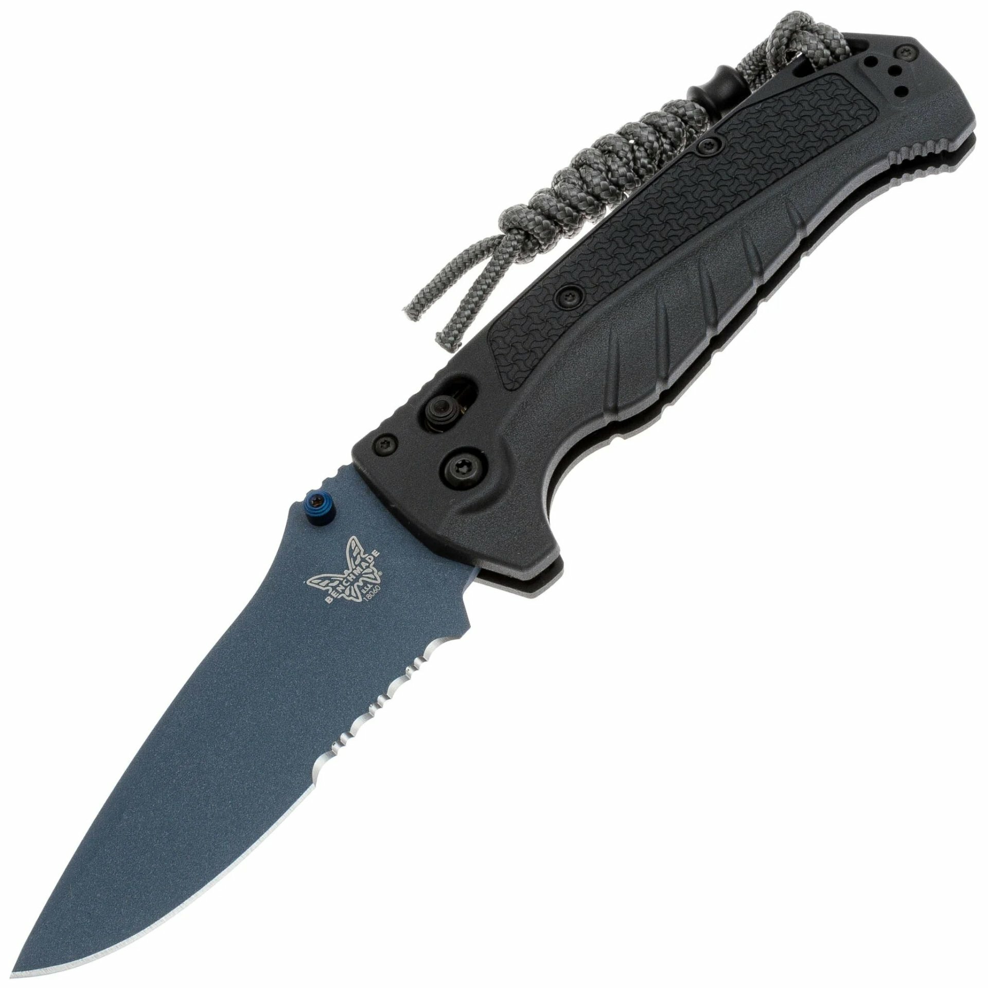 Складной нож Benchmade Adira Serrated 18060SBT-01, сталь MagnaCut, рукоять Tempest Gray Grivory