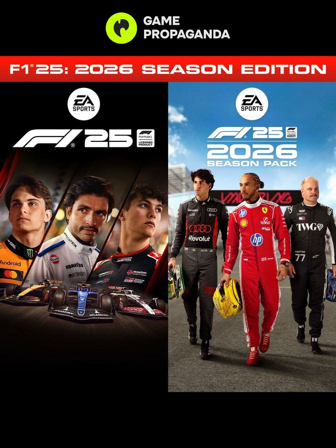 Игра F1 25: 2026 Season Edition PS5 + 100 TRY на баланс PSN. Турция. Цифровая версия