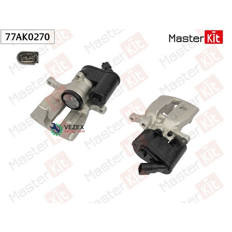 MASTERKIT 77AK0270 Тормозной суппорт зад. лев. Audi A6 (4F2, 4FH, 4F5, C6) 2004 - 2011 77AK0270