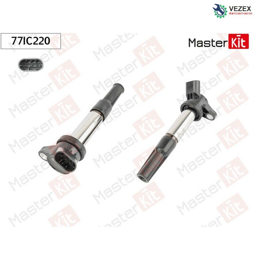 MASTERKIT 77IC220 Катушка зажигания GEELY EMGRAND X7 4G20 77IC220