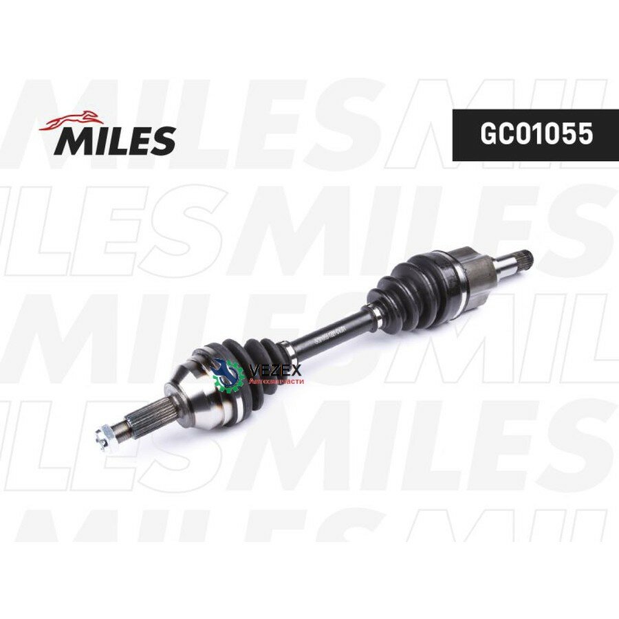 MILES GC01055 Привод в сборе левый FORD MONDEO 1.6-2.0 93-00 (GKN 302398) GC01055