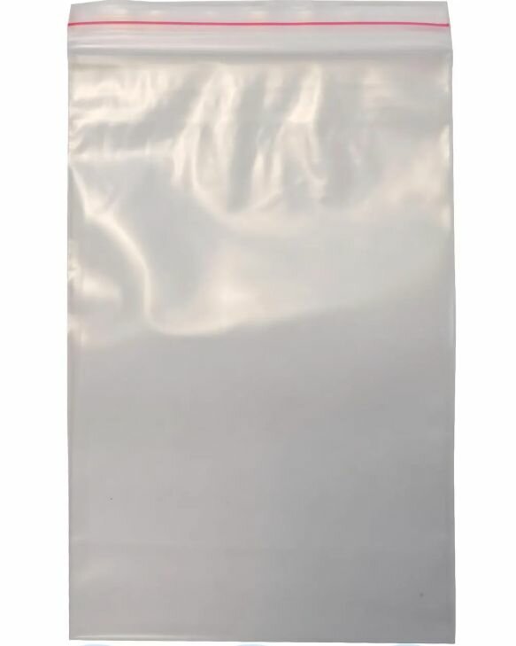 Пакет с замком Zip Lock, 20x30 см, 100 мкм, 100 шт