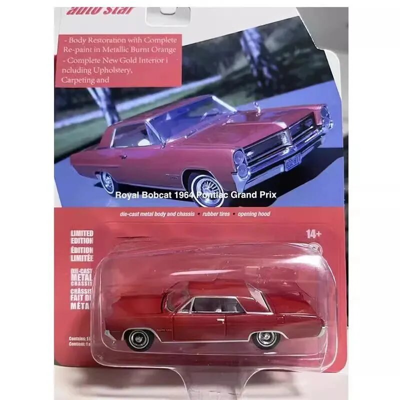 Autoworld 1:64 литой автомобиль масштабная модель(Pontiac красный)