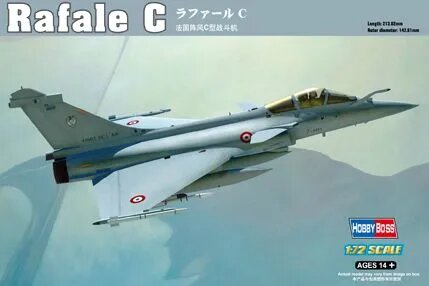HobbyBoss 87246 1/72 Французский истребитель Rafale C сборная модель