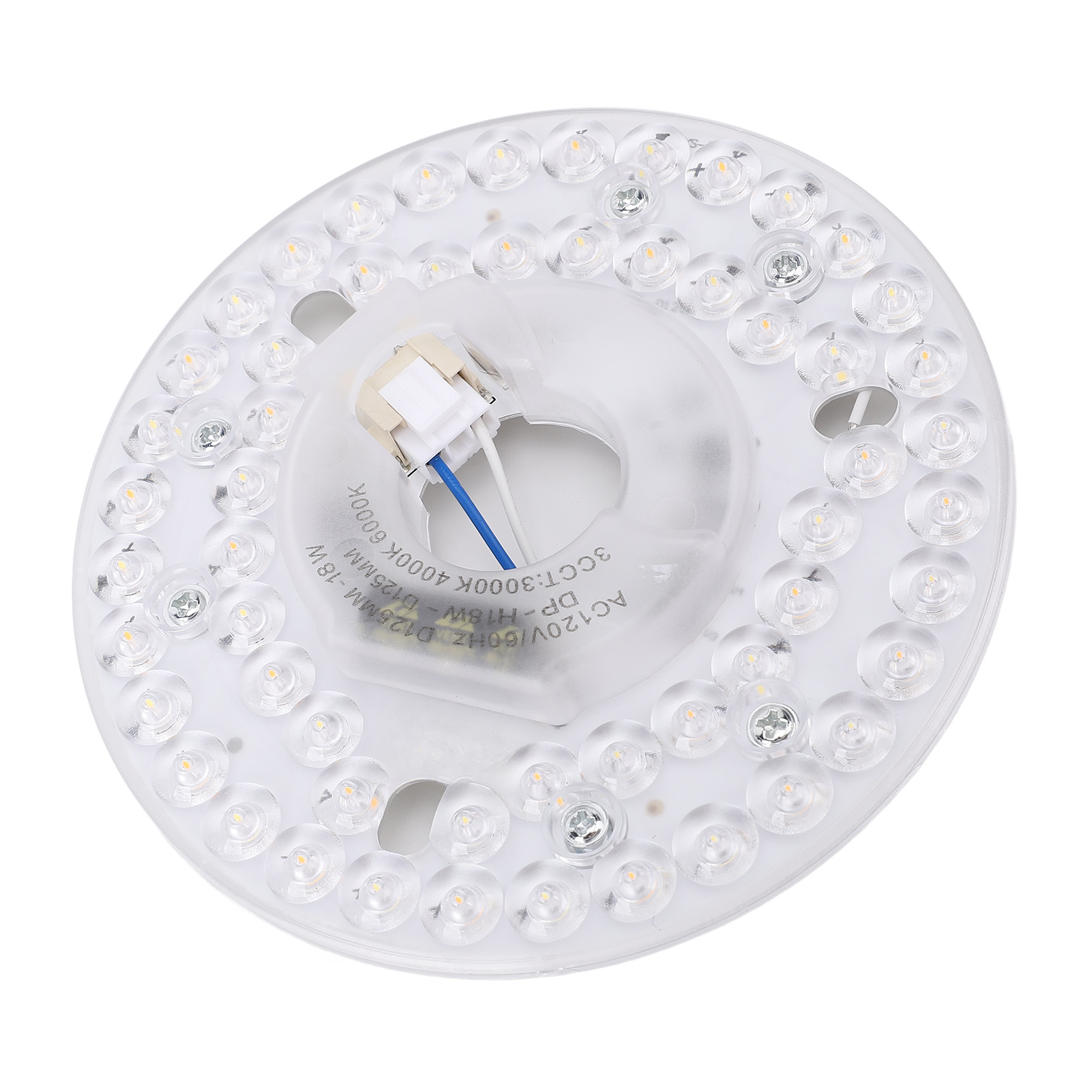 4.92 Inch LED Ceiling Fan Light Retrofit Kit 18W 3CCT 3000K 4000K 6000K Dimmable Round Ceiling Light Replacement PC Board 230V